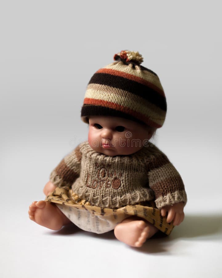 Sitting doll stock image. Image of isolated, bobble, outfits - 83127071