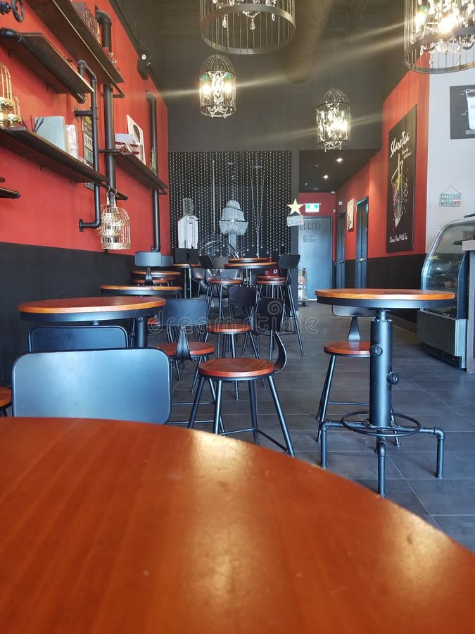 Sitting in an Empty Cafe editorial stock image. Image of sitting ...