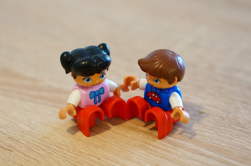 Sitting Lego figures editorial image. Image of girl, figures - 51432125
