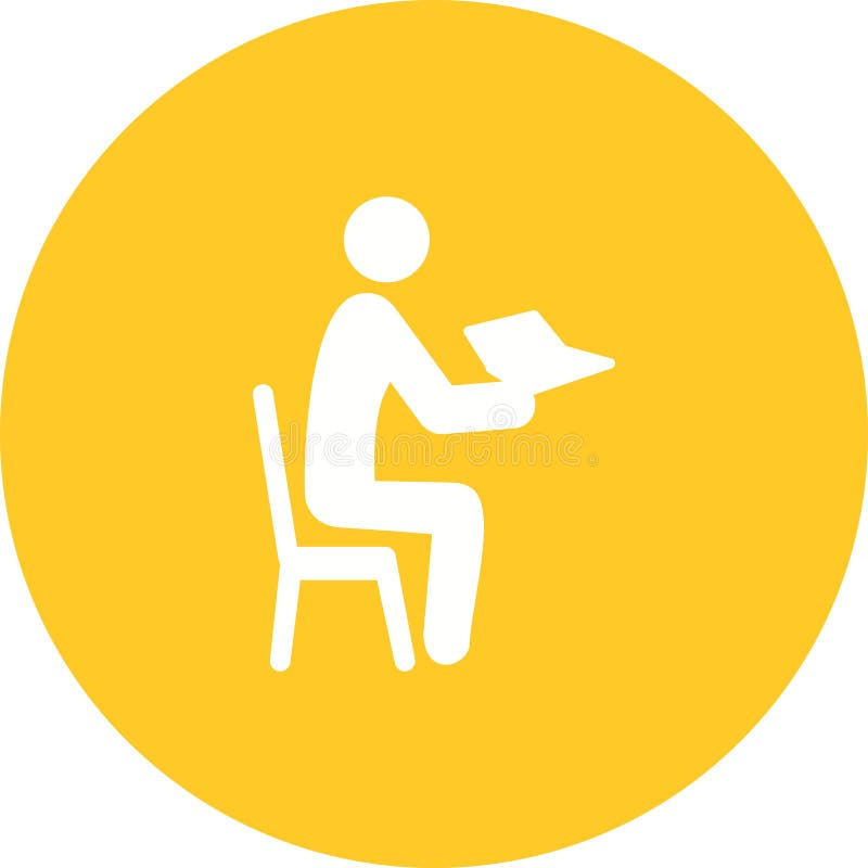 Man Reading Storybook stock vector. Illustration of design - 81002409