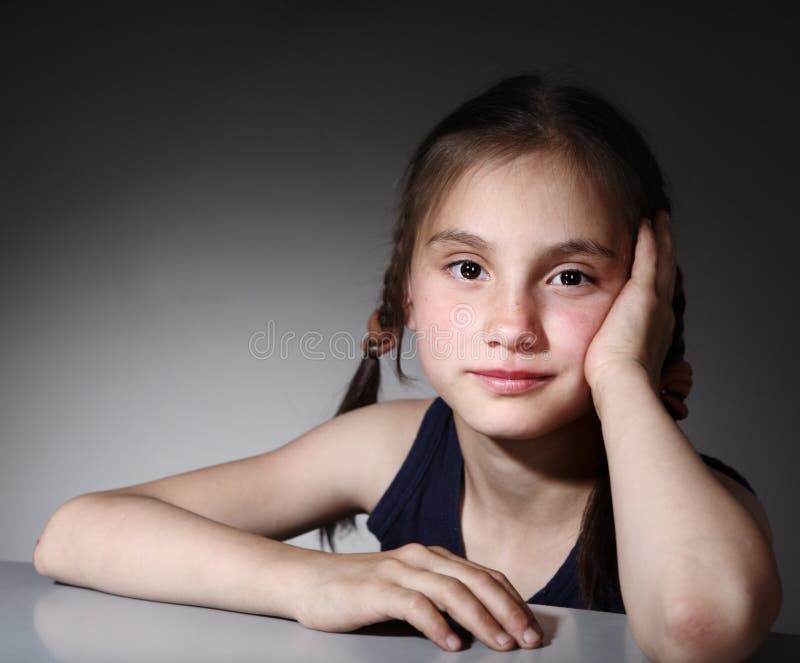 Sitting nice child stock image. Image of childhood, background - 15004225