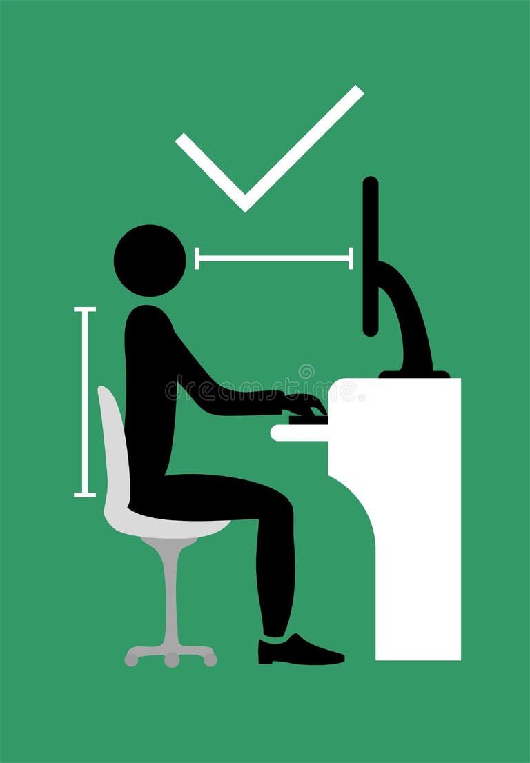 Office Back Sitting Symbol Stock Illustrations – 417 Office Back ...