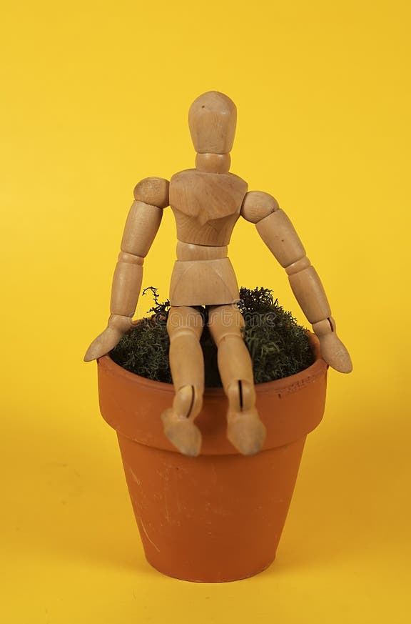 Sitting on the Pot stock photo. Image of mannequin, ceramic - 19468