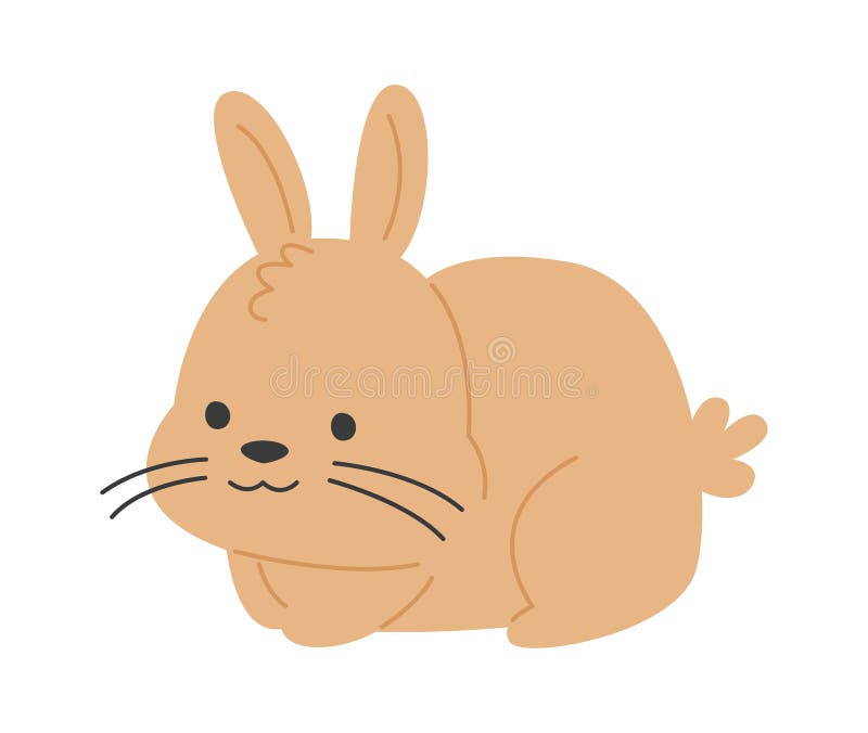 Sitting Rabbit Animal stock vector. Illustration of cute - 277010211