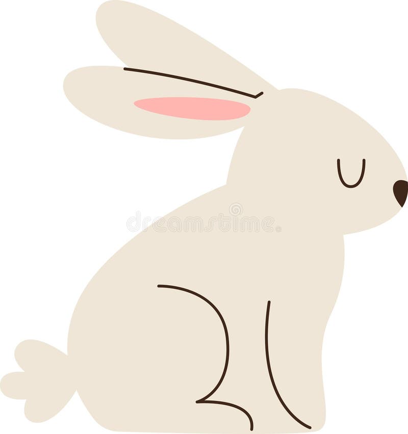 Rabbit Animal Head stock vector. Illustration of face - 289743430