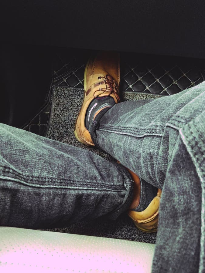 Sitting Relaxed Inside the Car Stock Photo - Image of inside ...