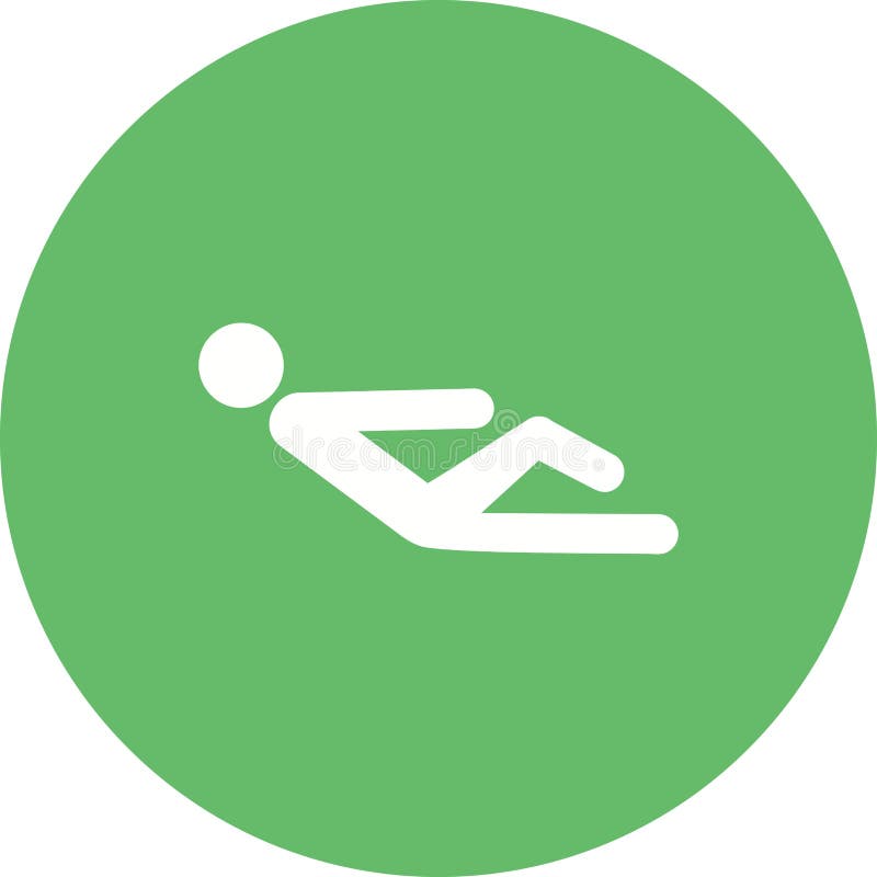 Sitting and Stretching stock vector. Illustration of training - 79140341