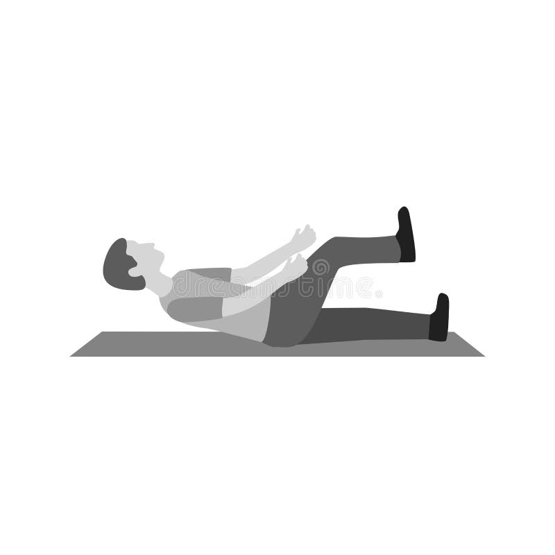 Sitting and Stretching stock vector. Illustration of people - 79953594