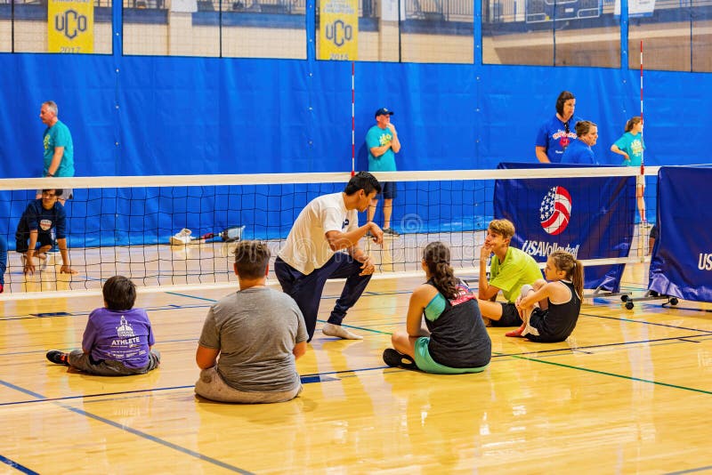 Sitting Volleyball of UCO Endeavor Games Editorial Photo - Image of ...