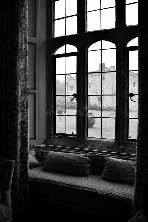 Sitting Window in Leeds Castle Editorial Stock Photo - Image of glass ...
