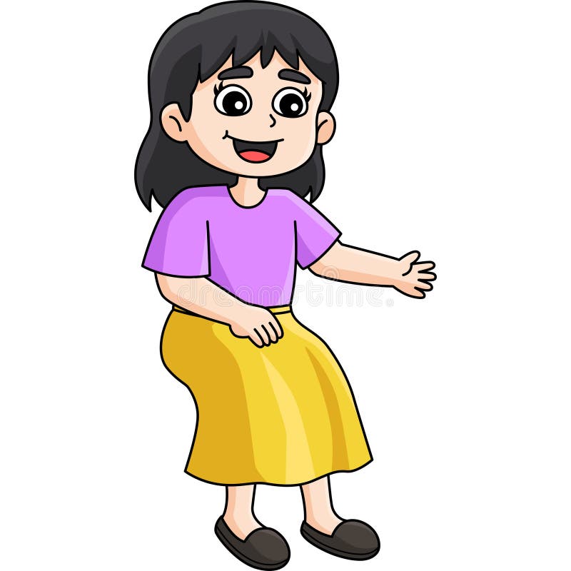 Sitzende Mutterkarikatur vektor abbildung. Illustration von kunst ...