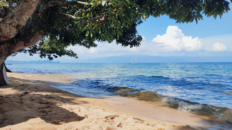 Siuri Beach, Lake Poso Tentena Stock Image - Image of siuri, poso ...