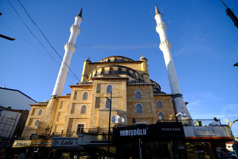 Sivas Pasha Mosque in Turkey Editorial Stock Image - Image of city ...