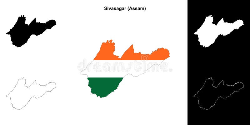 Sivasagar Map Stock Illustrations – 6 Sivasagar Map Stock Illustrations ...