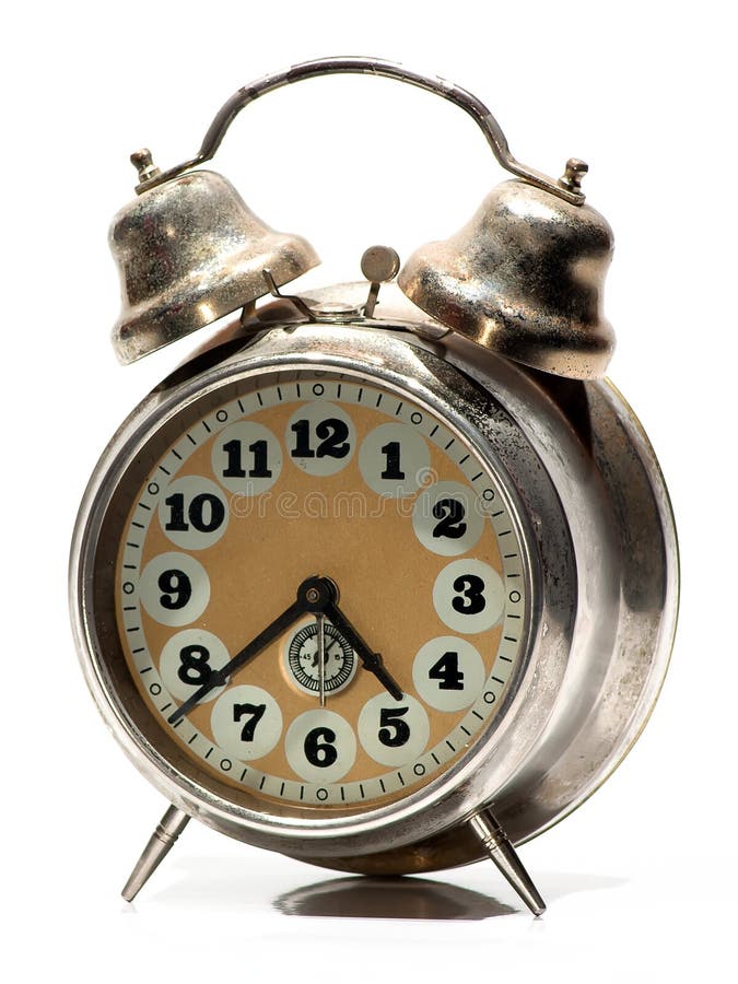 Silver Old Clock stock photo. Image of ancient, hard - 38671944