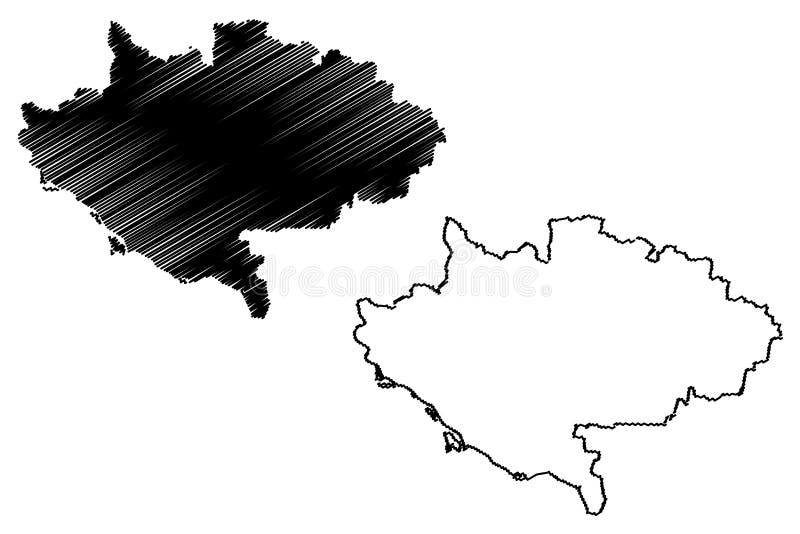 Siwan District Bihar State, Saran Division, Republic of India Map ...