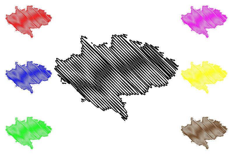 Siwan District Bihar State, Saran Division, Republic of India Map ...