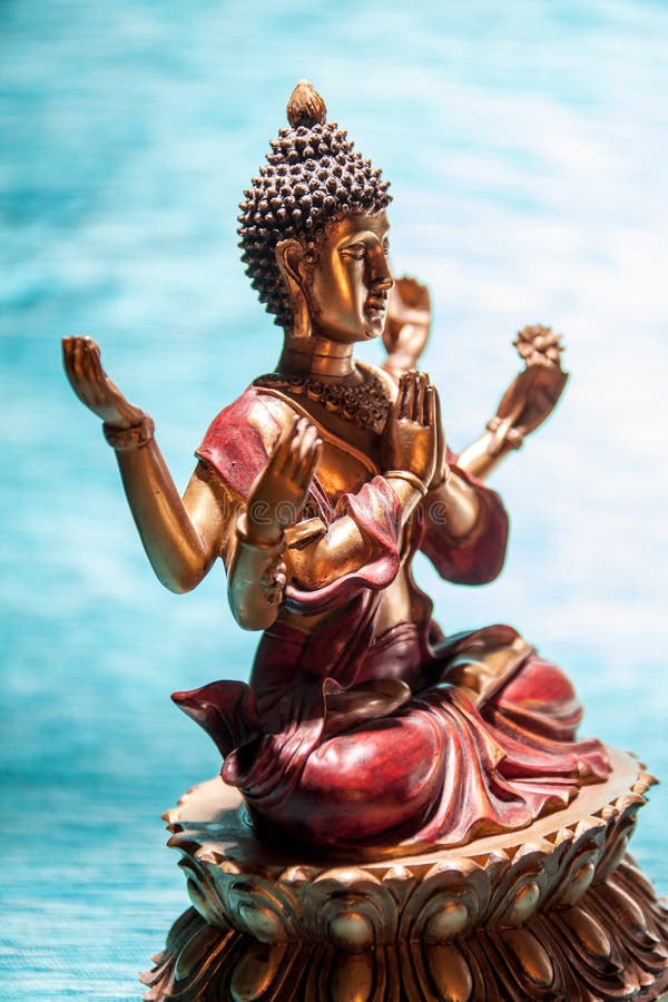 Six-armed Buddha Meditating Stock Image - Image of asian, buddha: 62796509