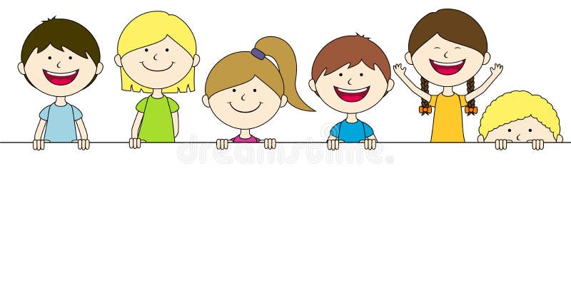 Six best friends stock vector. Illustration of girl, friends - 55253707