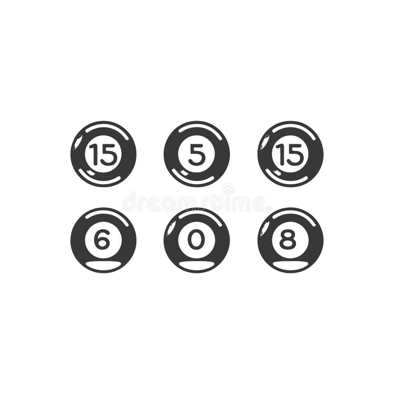Rack Pool Balls Black White Stock Illustrations – 349 Rack Pool Balls ...