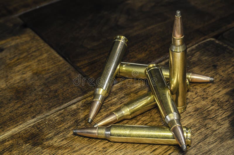 Six Bullets stock image. Image of bullets, high, powered - 54913893