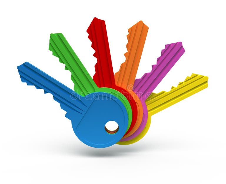 Six Color Keys Stock Illustrations – 14 Six Color Keys Stock ...
