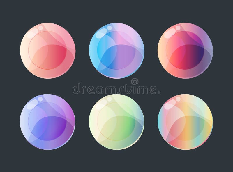 Gradient Buttons. Web Ui Elements Colored Template Vector Action ... Gradient Buttons. Web Ui Elements Colored Template Vector Action ...