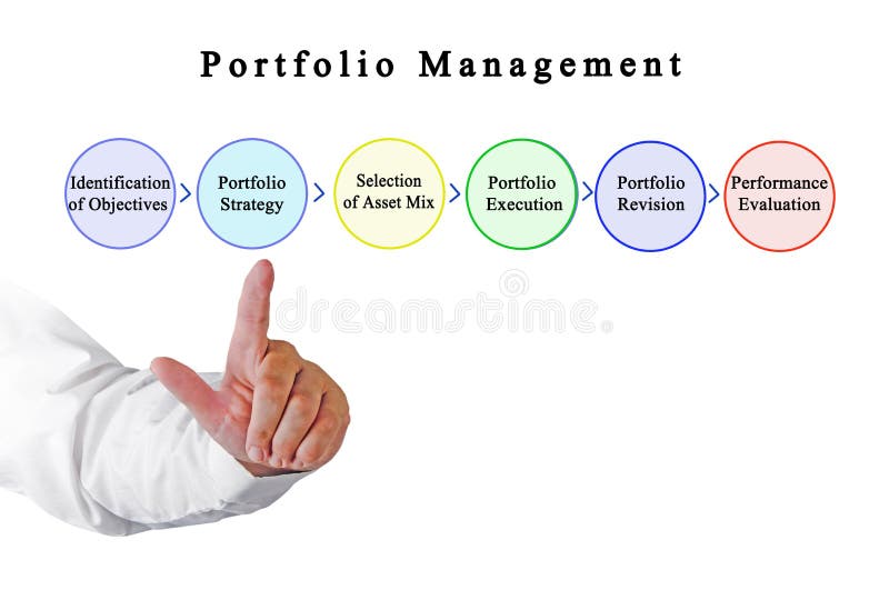 Components of Portfolio Management Stock Photo - Image of pointing ...