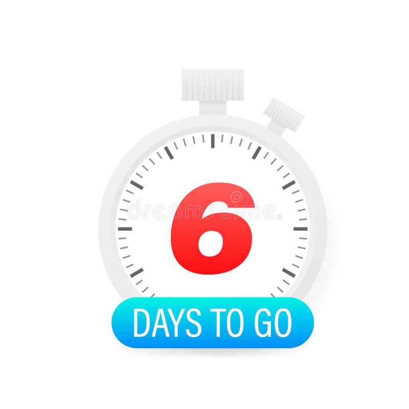 Six Days To Go Stock Illustrations – 697 Six Days To Go Stock ...