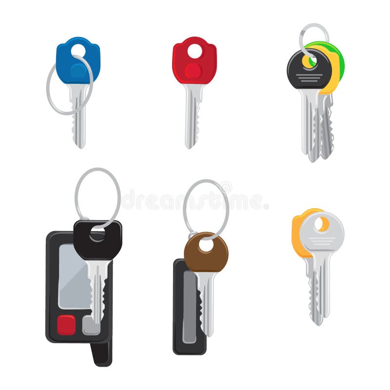 Six Color Keys Stock Illustrations – 14 Six Color Keys Stock ...