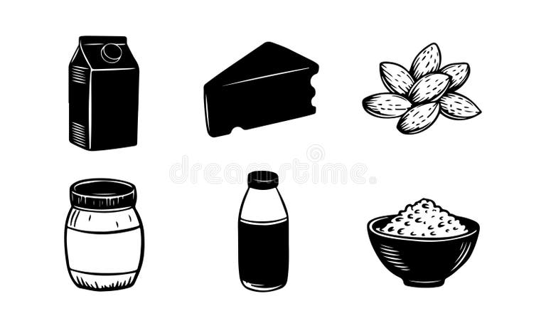 Six Distinct Objects, Each with Its Unique Shape and Attributes Stock ...