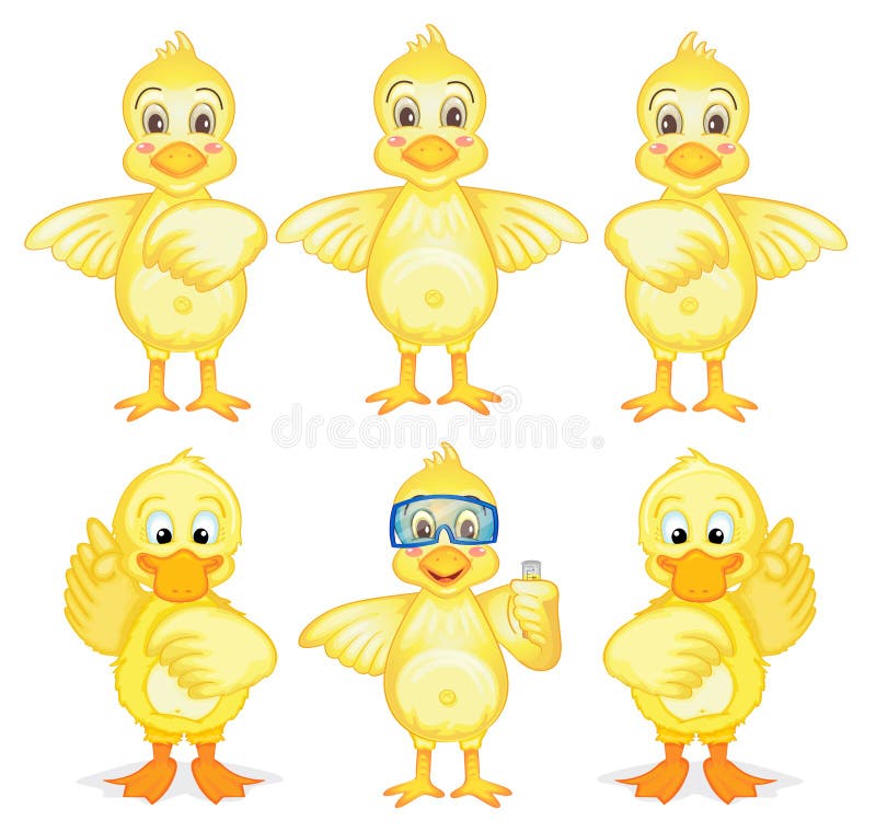 Six Duck Stock Illustrations – 136 Six Duck Stock Illustrations ...