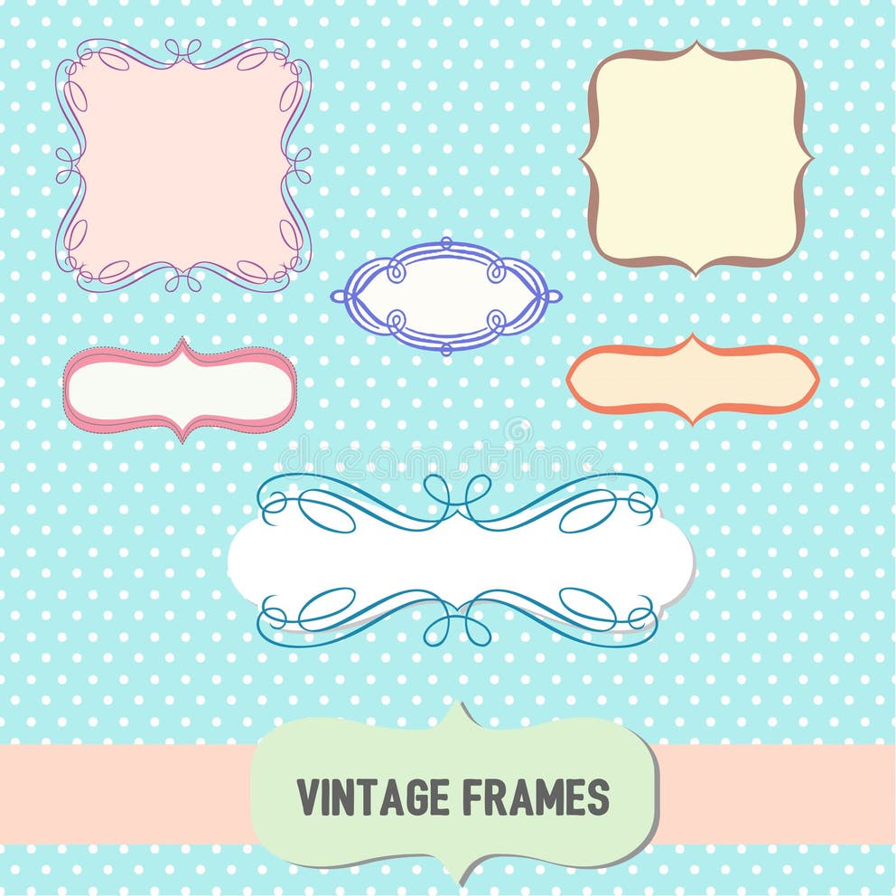 Borders Feminine Stock Illustrations – 767 Borders Feminine Stock ...