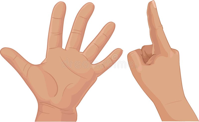 6 Fingers Clipart
