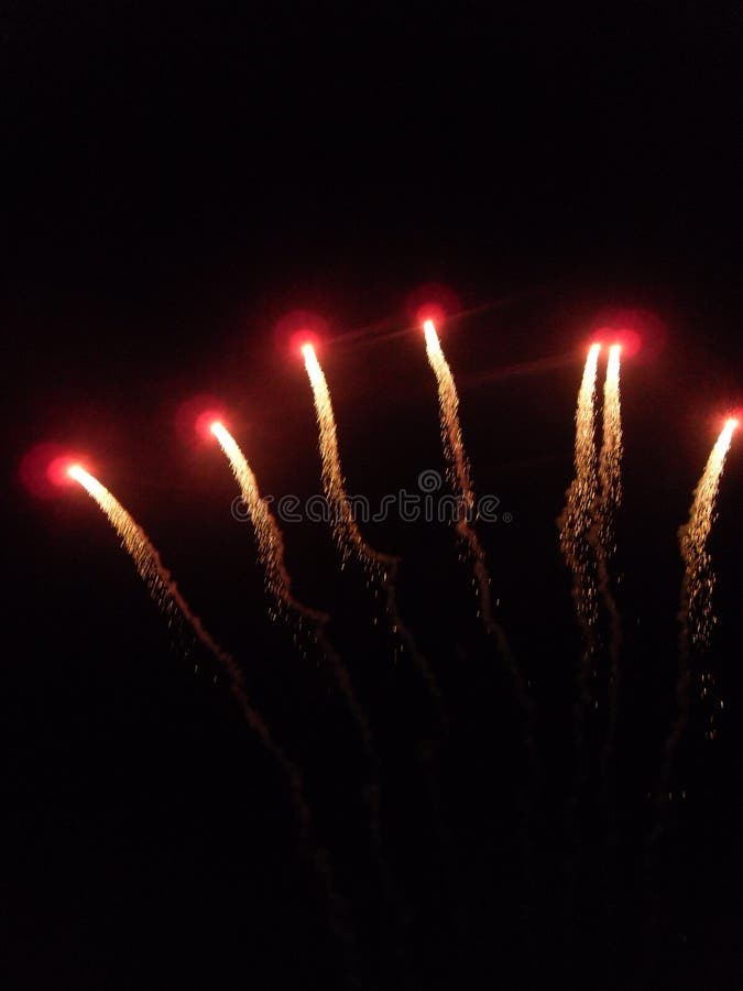 Six fireworks stock image. Image of years, fireworks - 123124003