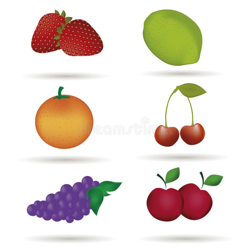 Six Fruits Stock Illustrations – 625 Six Fruits Stock Illustrations ...