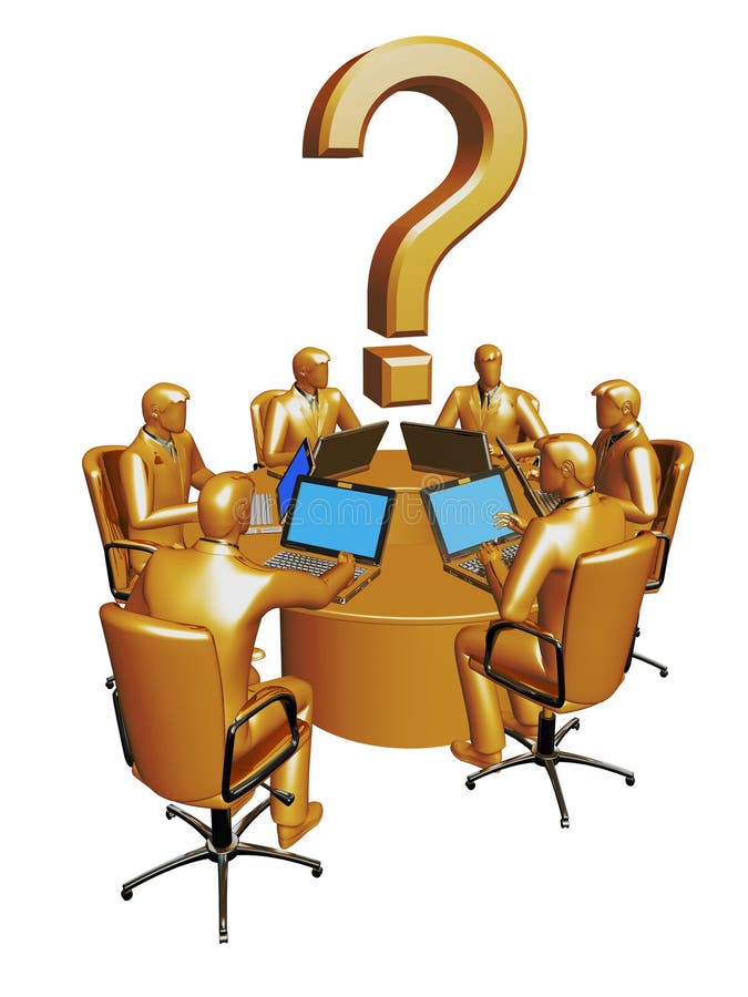 Group of Businessmans on Informal Business Me Stock Illustration ...