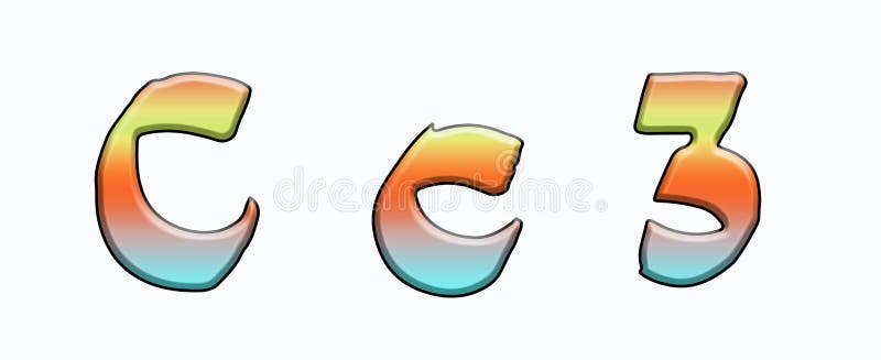 Six Hands Font Fonts Gradient Sans Serif Alphabet Letters Calligraphy ...