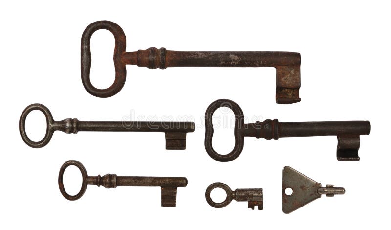 Old Keys stock image. Image of access, isolated, mystery - 3994973