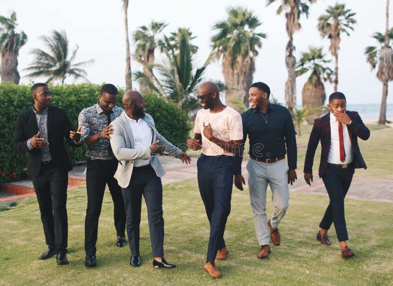 Six Men Standing While Laughing Picture. Image: 114021381