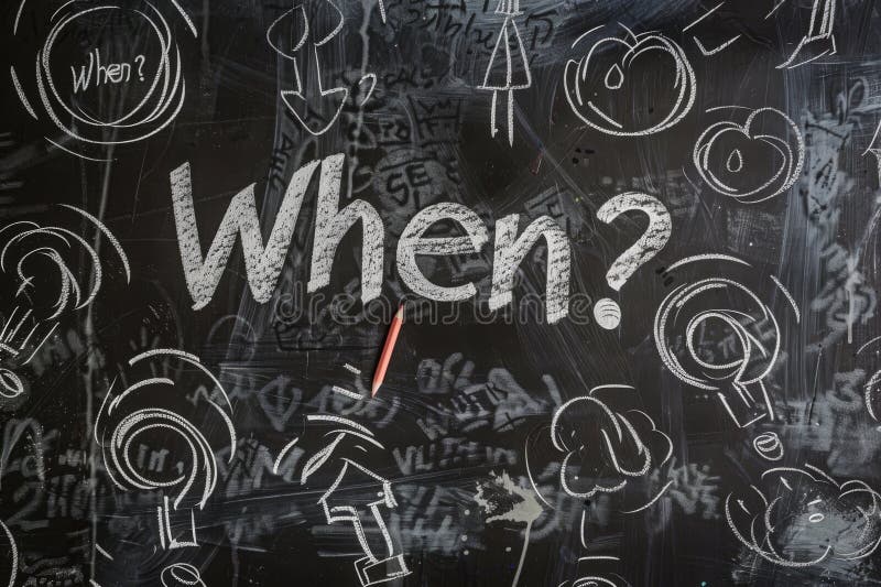 Six Most Common Questions. Asking Questions. Being Answered. Chalk ...