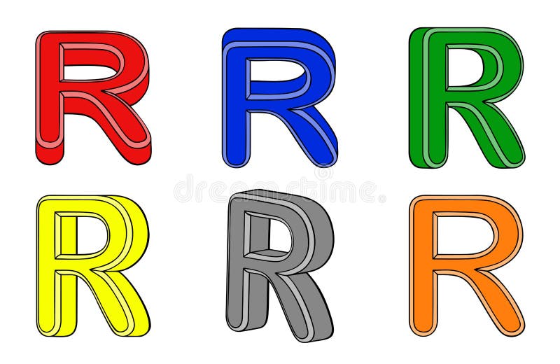 Multicolored R Stock Illustrations – 383 Multicolored R Stock ...