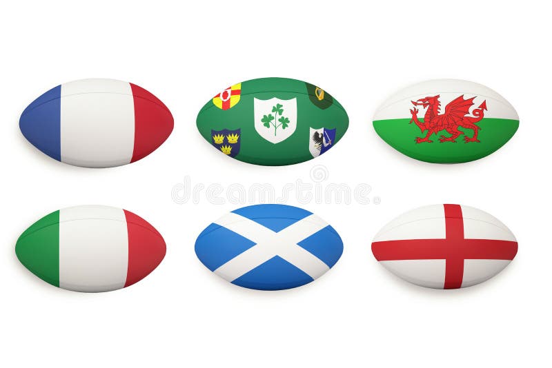 6 Nations Rugby Emblem stock vector. Illustration of insignia - 11588589