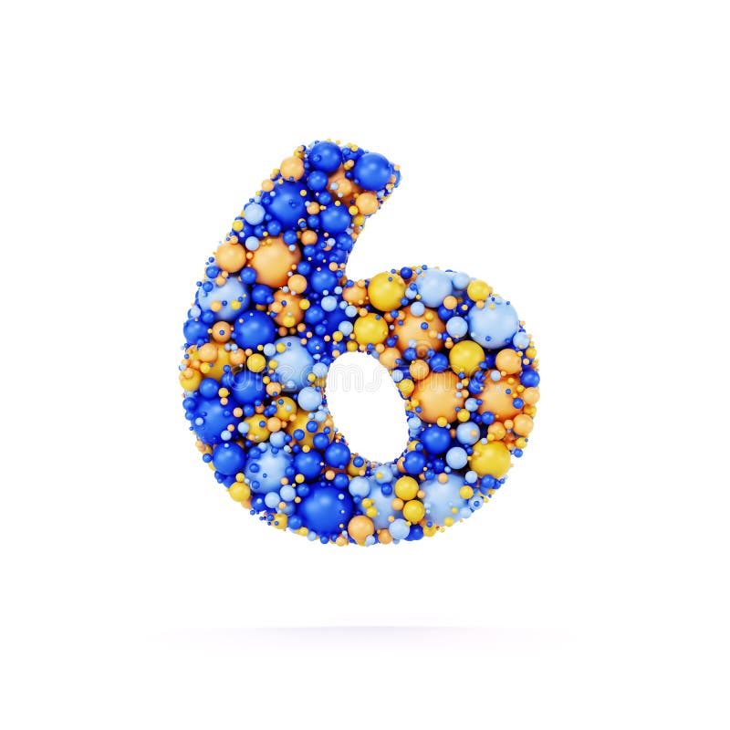 Digit Character Six Stock Illustrations – 1,489 Digit Character Six ...