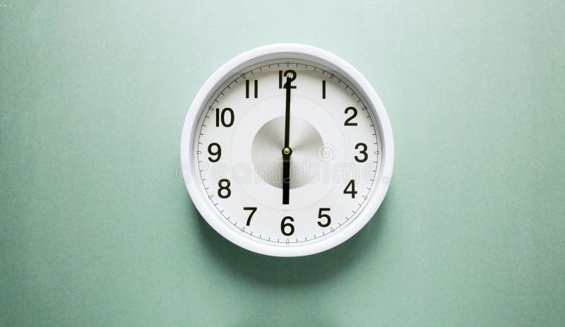 Six o`clock stock photo. Image of time, hour, deadline - 88185118