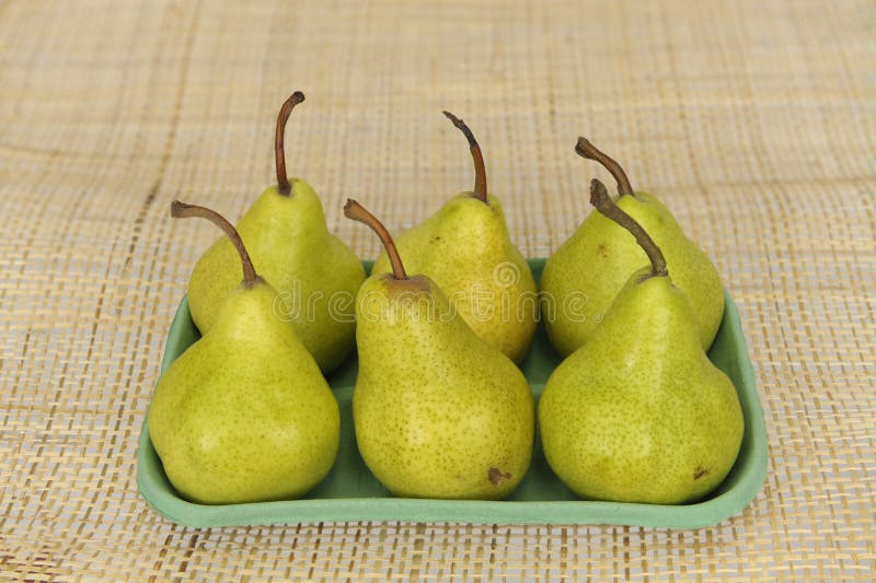 Six pears stock photo. Image of pear, fruit, horizontal - 25032464