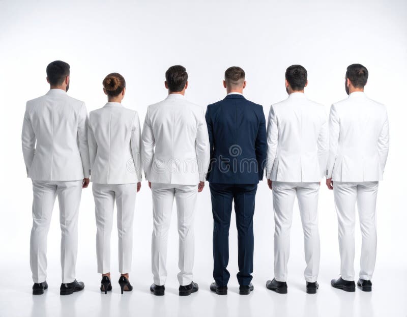119 Six People Standing Line Stock Photos - Free & Royalty-Free Stock ...