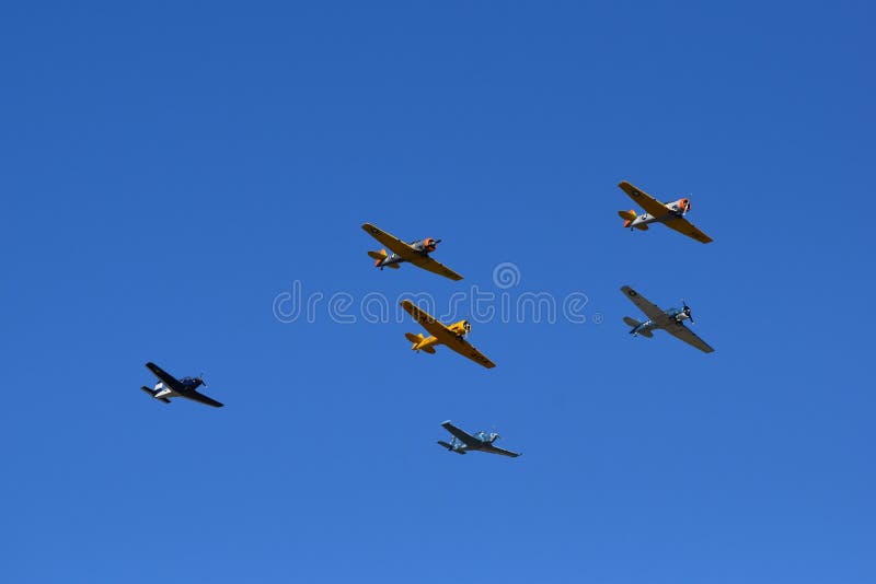 Six Planes Flying in Formation at an Air Show Editorial Image - Image ...