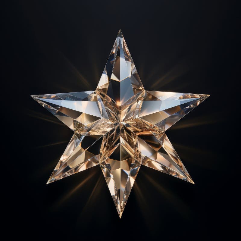 Six Pointed Diamond Star Black Background Stock Photos - Free & Royalty ...