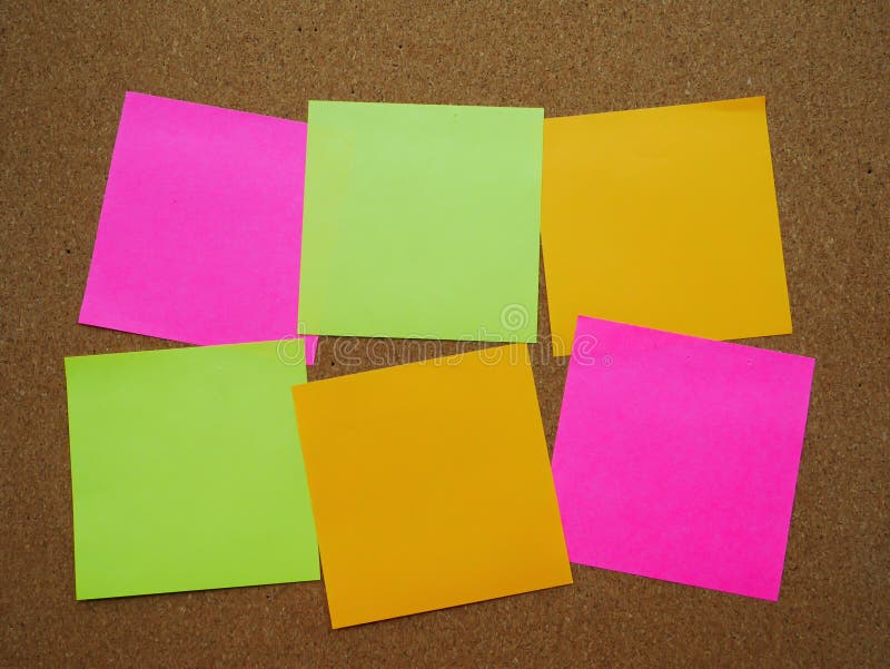 Post it Note Frame with Copyspace Monotone Stock Photo - Image of ...